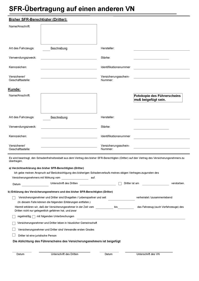 TB28-Formular - Opal Versicherungsmakler